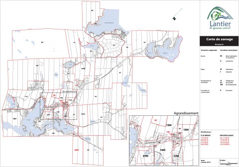 Zonage – Municipalité de Lantier